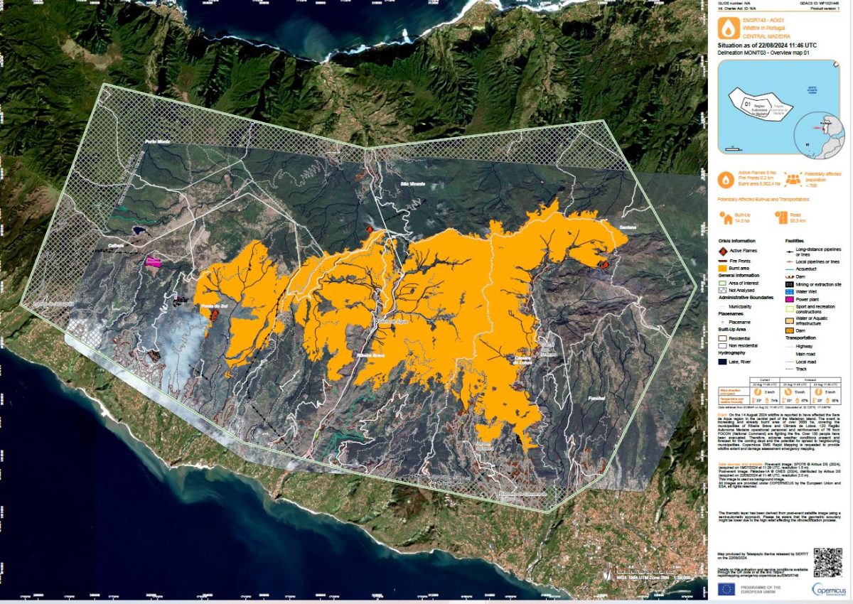 Madeira Fire 14th August 2024 | Safe Communities Portugal