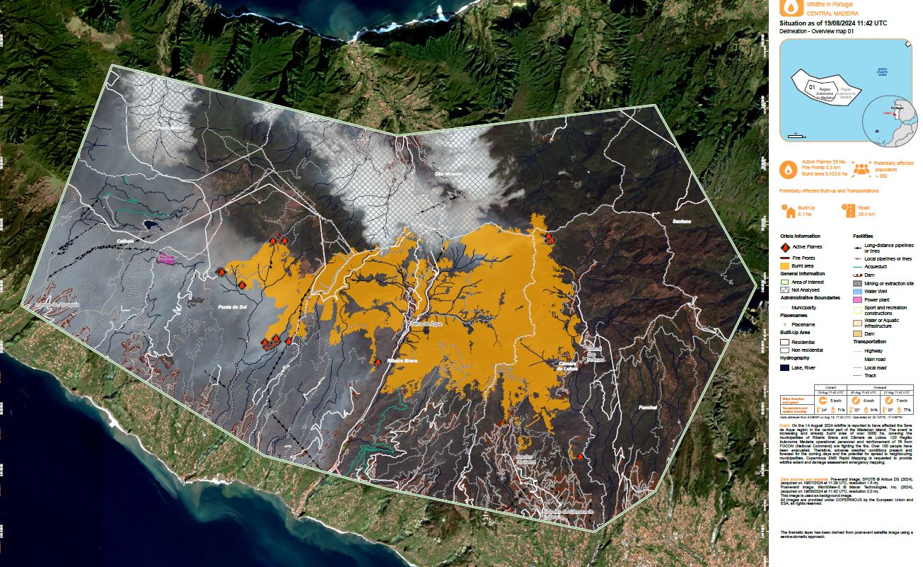 Madeira Fire 14th August 2024 | Safe Communities Portugal
